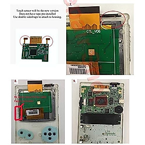 RGRS Nintendo Game Boy Color Backlight Mod Kit with Glass Screen Lens [video game]