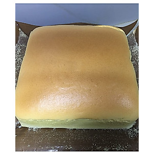 Ksdhotware 8'' x 3'' Deep Square Cake Pan Baking Mold Non-stick Coating Heavy Duty Brownie Bread Tray (Champagne Gold) (Square)