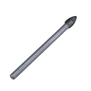 Sydien 5pcs Triangle Head Tile Drill Bit 3/16 Inch(5mm) Tip Diameter 64m Length 5/32" Shank Glass Tile Tip for Drilling Glass, Tile & Ceramic