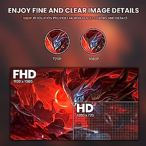 CRUA 24Inch Curved Gaming Monitor, 144hz/165hz FHD 1080p Computer Monitor, 99% sRGB Professional Curved Monitors, Support AMD FreeSync, Wall Mountable Installs(HDMI, DP)-Black