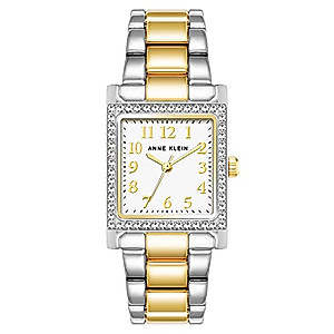 Anne Klein Women's Premium Crystal Accented Bracelet Watch