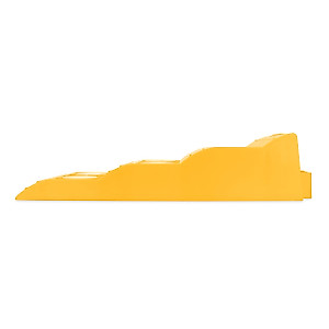 Camco Yellow Drive On Tri-Leveler, Raises Your RV Up by 3-7/8" Works on Any Tire , Has Built In Handle, Load Capacity of 3500 lbs, Durable Non Slip Surface (44573)