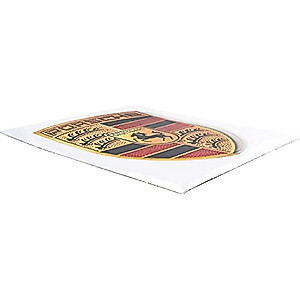 Porsche Crest Sticker Logo (65mm X 53mm) - GT3 RS 4.0/GT2 Style Porsche Emblem Logo Sticker Including Wipe (1)