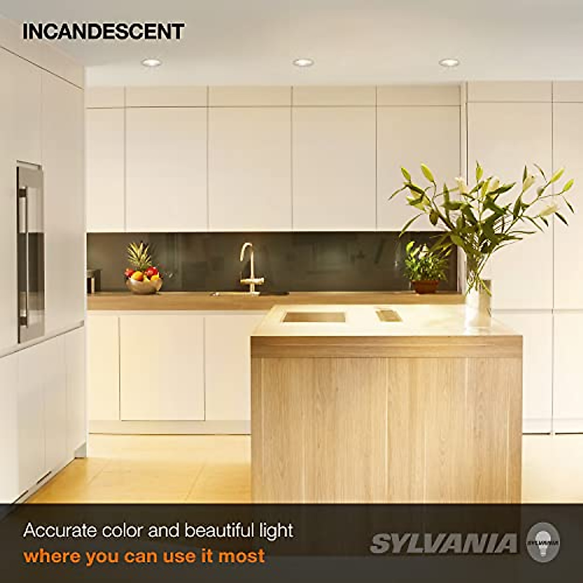SYLVANIA Incandescent Flood Light Bulbs, R20 45W, 295 Lumens, 2,000 Hours, Value Pack (15676), Warm White, 6 Pack