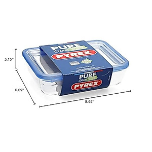 Pyrex Pure Glass Food Storage Container 1.6Ltr