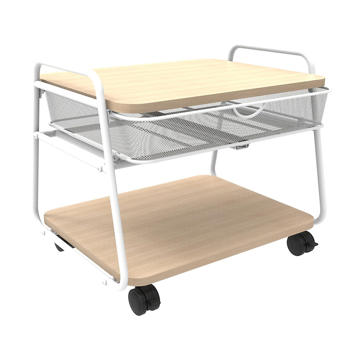 Safco Products 5208WH Onyx Under-Desk Mobile Machine Stand