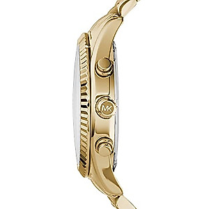 Michael Kors Lexington Gold-Tone Stainless Steel Watch MK8281