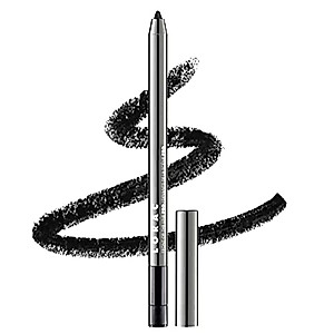 LORAC Front Line PRO Waterproof Eyeliner Pencil, Black Matte| Long Lasting| Makeup Pencil Sharpener | High-Precision