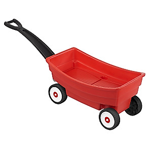 American Plastic Toys Ride & Stow Deluxe Wagon for Toddlers & Kids Ages 18 Months and Up | Lightweight & Durable | Made in USA from Safe Plastics | Make Family Memories