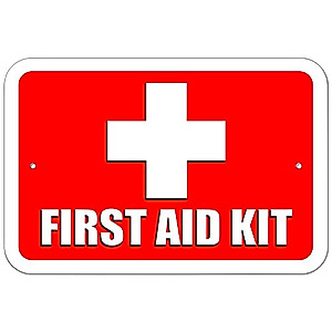 GRAPHICS & MORE Plastic Sign First Aid Kit - 6" x 9" (15.3cm x 22.9cm)