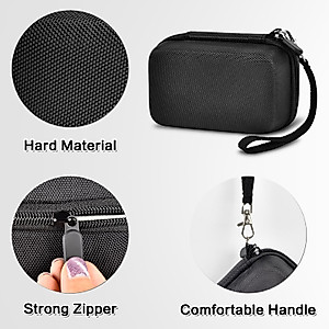 Comecase Digital Camera Carrying Case Compatible with CAMKORY/for VAHOIALD/for Canon PowerShot G7X/ for Kodak Pixpro/for Sony DSCW800 Compact Small Camera Storage Bag for Boys Girls Kids - Black