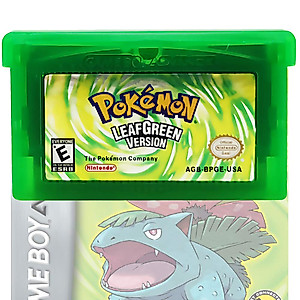 Zillony Leaf Green Version GBA, Pocket Monster Third-Party Reproduction Game Card