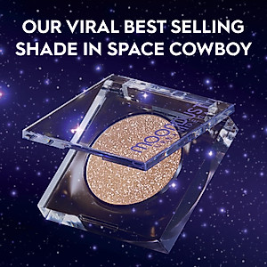 Urban Decay 24/7 Moondust Glitter Eyeshadow Single (Cosmic - Sheer White Sparkle), Buildable Sparkly Eye Glitter, Long-lasting Shimmer Finish, Reflective Eye Shadow Topper - 0.06 oz