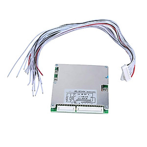 Battery Protection Module, 24 Strings 50A 3.7V Polymer Lithium Li-Ion PCB BMS Cell Protection Board Same Port Balanced Board