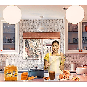 Rani Kolhapuri Gur (Jaggery) 1kg (2.2lbs) ~ Indian Unrefined Raw Cane Sugar, No Color added, Gluten Friendly | Vegan | NON-GMO | No Salt or fillers