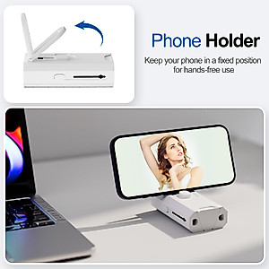 8-in-1 Airpod Cleaner Kit & 2 Extra Cleaning Cloths, Airpods Cleaning Kit, Phone Cleaning Kit, Screen Cleaner, Laptop Cleaning, Keyboard Cleaner, Device Cleaning Kit for Earbuds/MacBook/Earphone