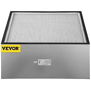 VEVOR Filter Replacement, 24'' x 24'' x 11.5'' AC Filter, HEPA Pleated Air Filter, Air Filter Replacement with Galvanized Frame, 99.97% Standard Filter Compatible for HEPA Filter Novair 2000