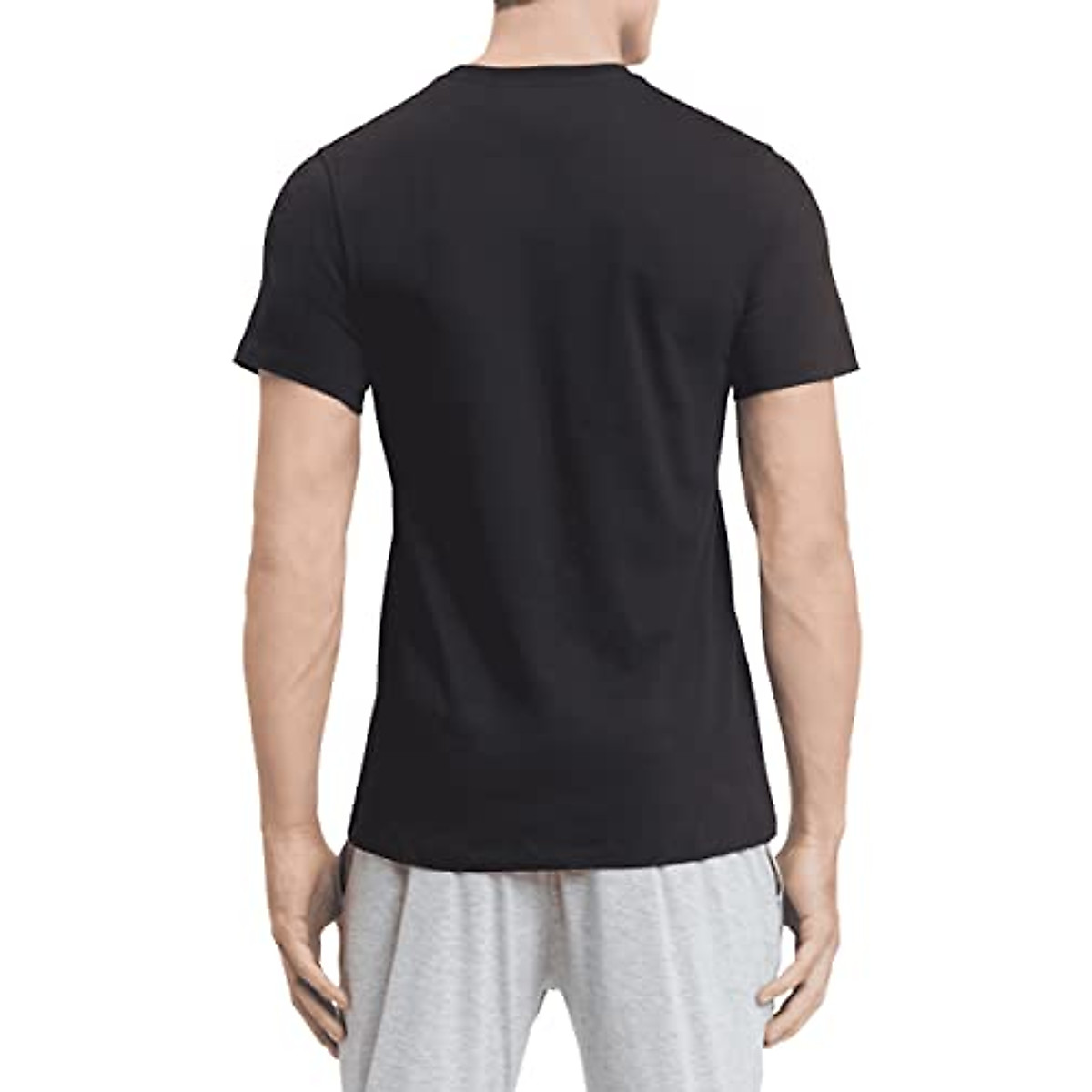 Calvin Klein mens 100% Cotton T-Shirt Packs 3 WHITE / 2 HEATHER GREY - TANK M