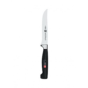 Zwilling Four Stars Steak Knife, Silver/Black