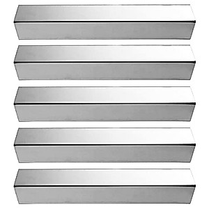 Htanch SN1751 (5-Pack) 16 13/16" Stainless Steel Heat Plate Replacement for Brinkmann Models 810-1750-S, 810-3820-S, 810-3821-S,Members Mark GR2210601-MM-0