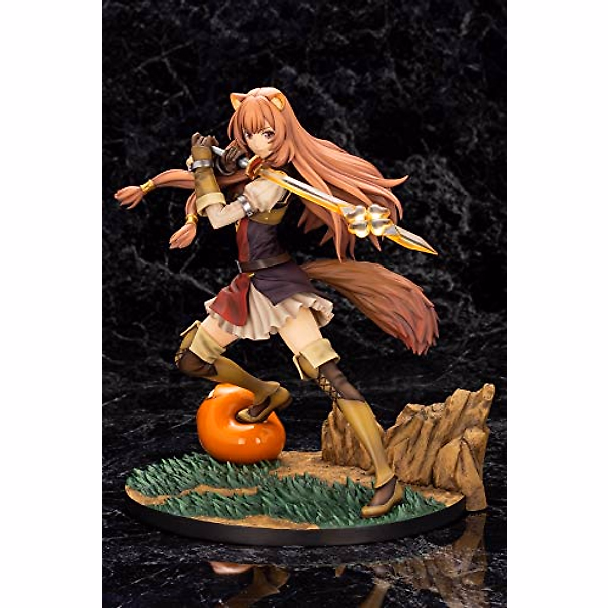 Kotobukiya The Rising of The Shield Hero Raphtalia ANI Statue, Multicolor