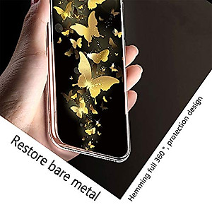 HHUAN Cover for BLU View 3/B140DL (6.00") with [2 X Tempered Glass Protective Film], [Ultra-Thin Clear Soft TPU Shockproof Case] Anti-Yellow Phone Case for BLU View 3/B140DL - WMA30