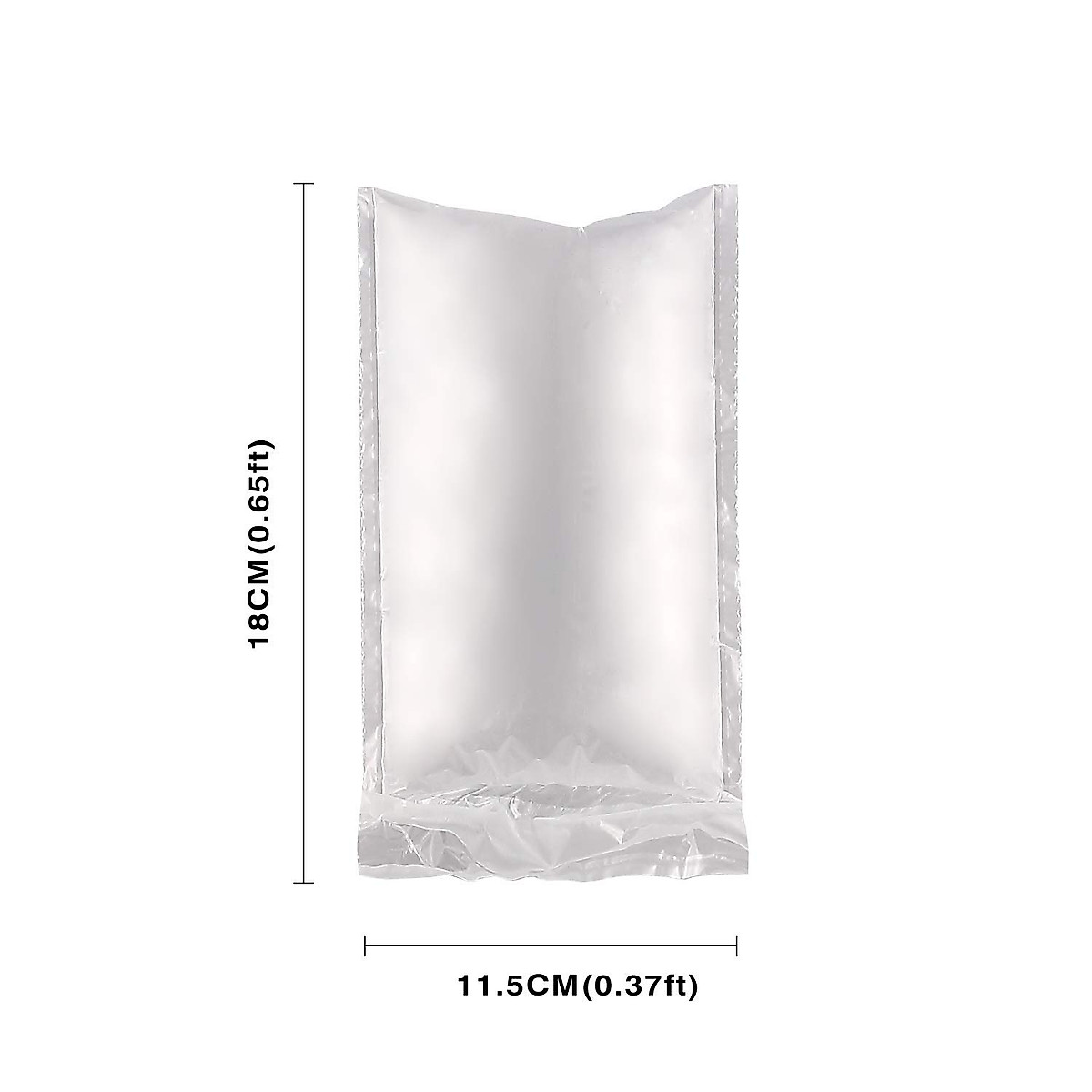 JZBRAIN Air Cushion Film 72002 Air Pillows Air Bubble Bags Wrap Packing Roll, 1 Roll 200mm X 100mm X 200m X 0.02mm Air Cushion Films ONLY Compatible with JZBRAIN Air Cushion Machine (1 Roll)