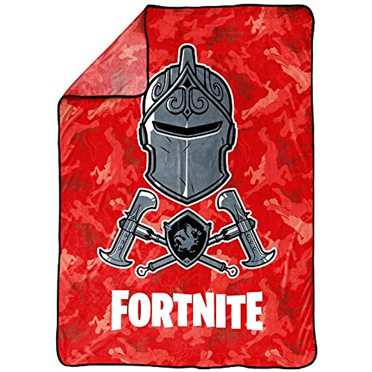 Jay Franco Fortnite Red Knight Camo Blanket - Measures 62 x 90 inches, Bedding - Fade Resistant Super Soft Fleece (Official Fortnite Product)