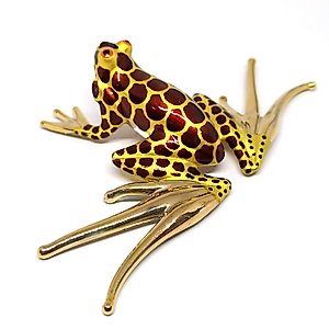 ZOOCRAFT Collectible Frog Decor Figurines Blown Glass Handmade Lovers Home Garden Decoration Animal Totem