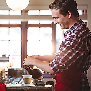 Ginkgo 100-Pack 8 oz Thickened Disposable Coffee Cups with Lids and Sleeves for Hot Beverages - Perfect for Hot Coffee, Cocoa, and More