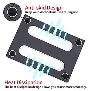 DULINEDO Compatible with MacBook Air 13.6 Inch Case 2022 Release (Model: A2681 M2) Premium PU Leather & Hard Shell Laptop Case (Black)