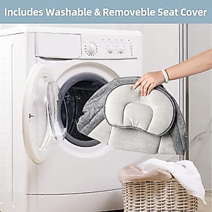 NAPEI Baby Swing for Infants to Toddler,Electric Portable Baby Swing and Bouncer,Bluetooth Infant Swing for Newborn with Remote Control,10 Music,5 Speed,3 Seat Position,Baby Rocker for Baby 0-24 Month