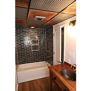 Colorado Steel Corrugated Metal Ceiling Tiles (10, Antique)