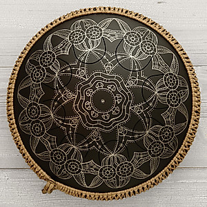 GUDA DRUM Freezbee StarFish with soft Rope Decoration FREE Mallets and Travel Bag. Best Pandrum, Tongue Drum