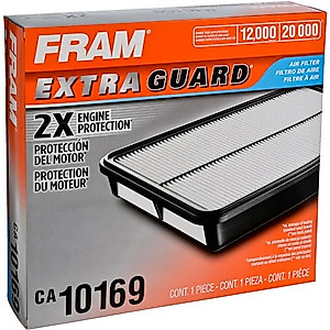 FRAM Extra Guard CA10169 Replacement Engine Air Filter for Select Toyota, Lexus, Pontiac, and Scion Models, Provides Up to 12 Months or 12,000 Miles Filter Protection