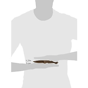 Boker Plus 01BO035 Anti-MC Folding Knife with 3-1/4 in. Straight Edge Blade, Titanium, Black, One Size