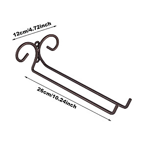 Glass Cup Organizer for Kitchen Cabinets Wine Glass Rack Goblet Cup Stemware Bar Holder Shelf Hanger Or Wine Bottle Storage Rack High Shelf Storage Box Can Water Bottle (Black, One Size)