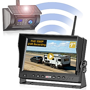 Backup Camera System for Trucks and RVs - 7-Inch Display with IP68 Waterproof Rear View Camera, IR Night Vision, and Easy Installation for Vehicles, Trailers, Campers, and Vans