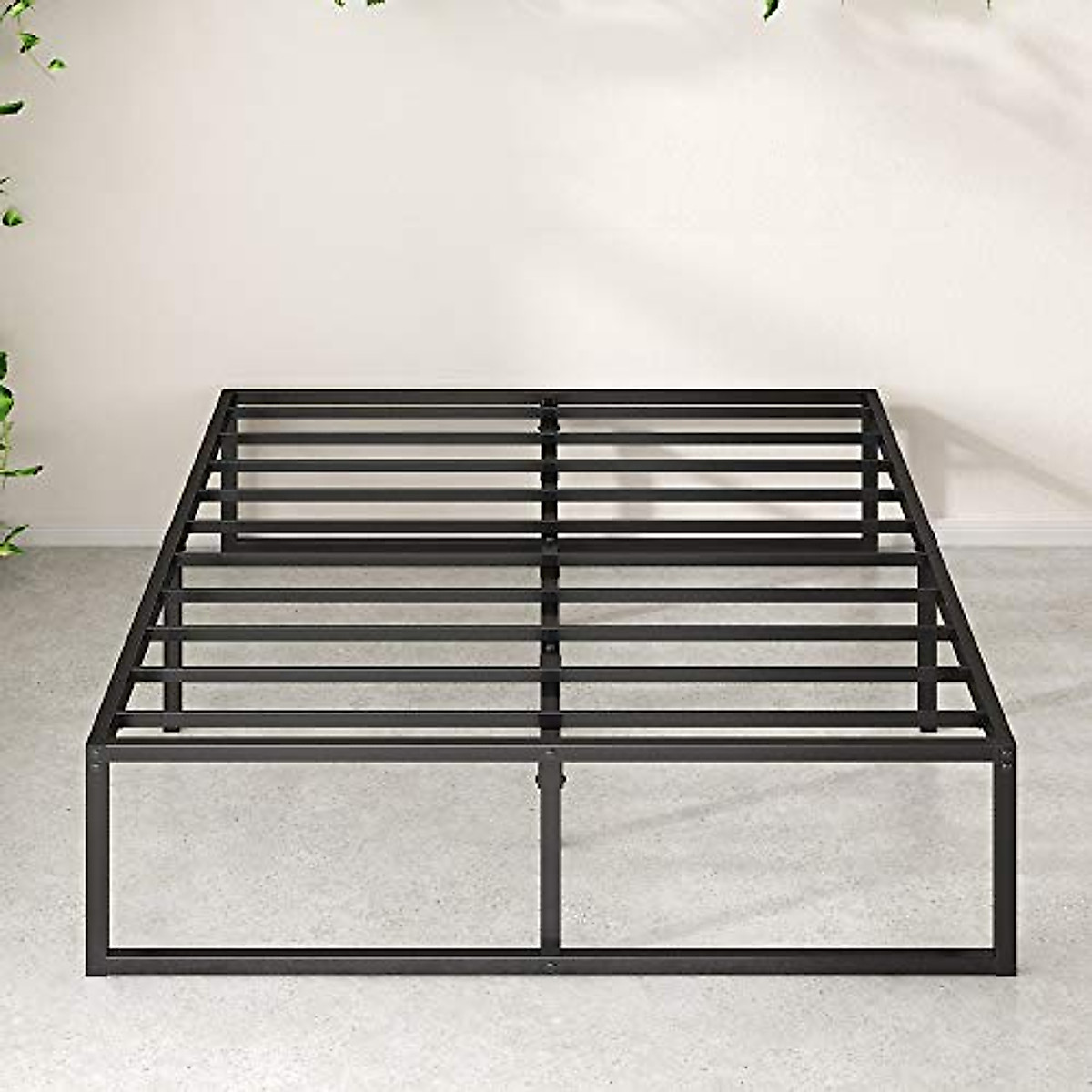 ZINUS Lorelai 14 Inch Metal Platform Bed Frame / Mattress Foundation with Steel Slat Support / No Box Spring Needed / Easy Assembly, King