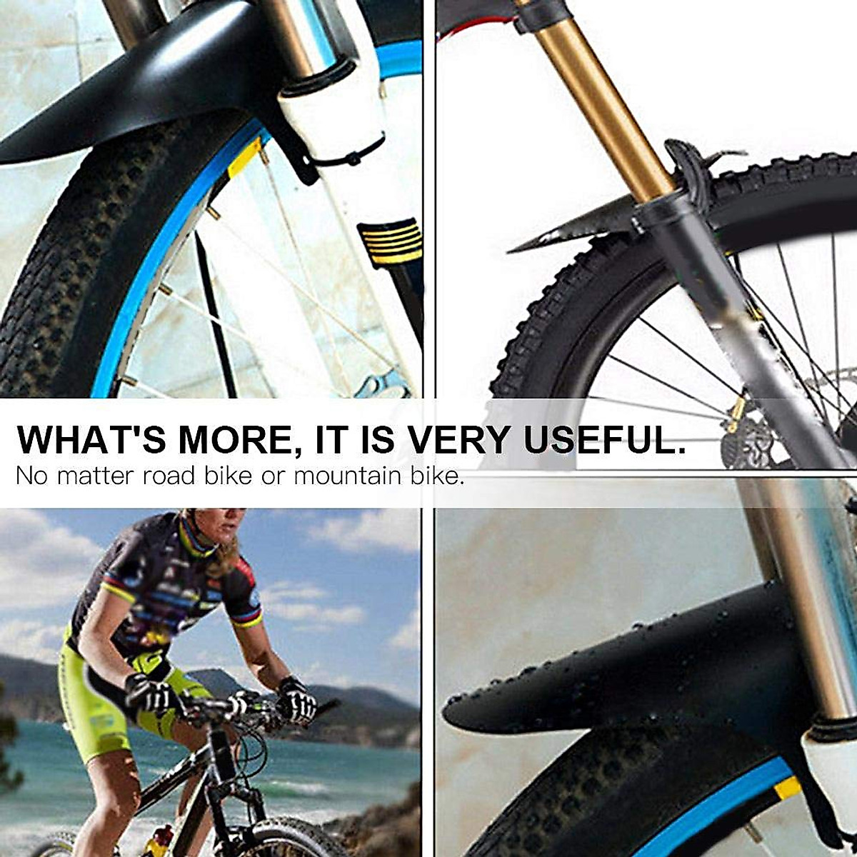 VGEBY , Mountain Bike Fenders Cycling Tire Front/Rear Mud Guards