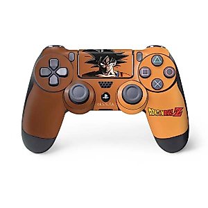 Skinit Decal Gaming Skin Compatible with PS4 Controller - Officially Licensed Dragon Ball Z Goku Portrait Design