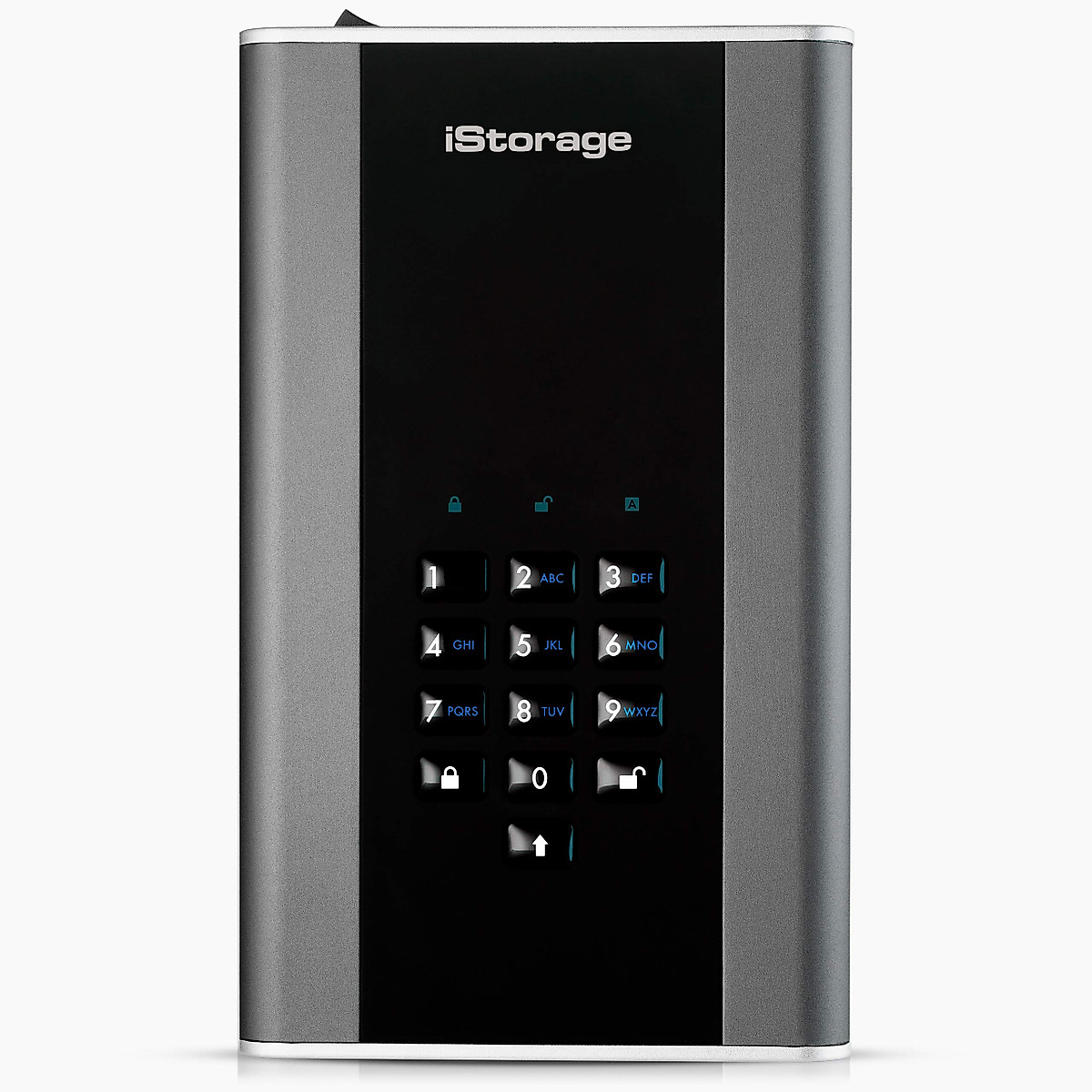 iStorage diskAshur DT2 1TB Secure encrypted portable desktop hard drive, FIPS Level 2 certified - Password protected, dust and water resistant, military grade hardware encryption IS-DT2-256-1000-C-G