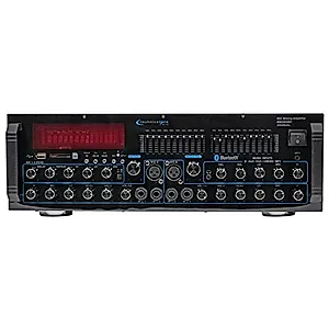 Technical Pro MM2000BT Powered Bluetooth Karaoke Mixer Amplifier Amp SD, USB