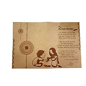 STORE INDYA Rakhi for brother | Rakhi for bhaiya | Rakhi for brother and bhabhi | Cute Rakhi for Brother | Unique Premium Rakhi | Rakhi Set | | Rakhi for Raksha Bandhan Festival | Indian Rakhi |