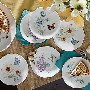 Lenox 817046 Butterfly Meadow 6-Piece Tidbit Plate Set