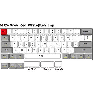 EPOMAKER SK61S 61 Keys Bluetooth 5.1 Hot Swappable Mechanical Keyboard with RGB Backlit, NKRO, Water-Resistant, Type-C Cable for Win/Mac/Gaming (Gateron Optical Brown, Grey)