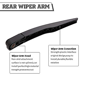 HODEE Rear Wiper Arm Blade Nut Set Replacement for Ford Explorer 2011-2023 Escape 2013-2023,Rear Wiper Cover Accessories Assembly,Back Windshield Window Cap,Lincoln MKX MKC Corsair Nautilus Expedition