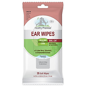 Four Paws Healthy Promise Pet Ear Wipes 35 Count