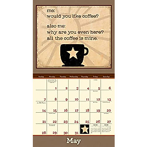 Coffee 2023 Deluxe Wall Calendar