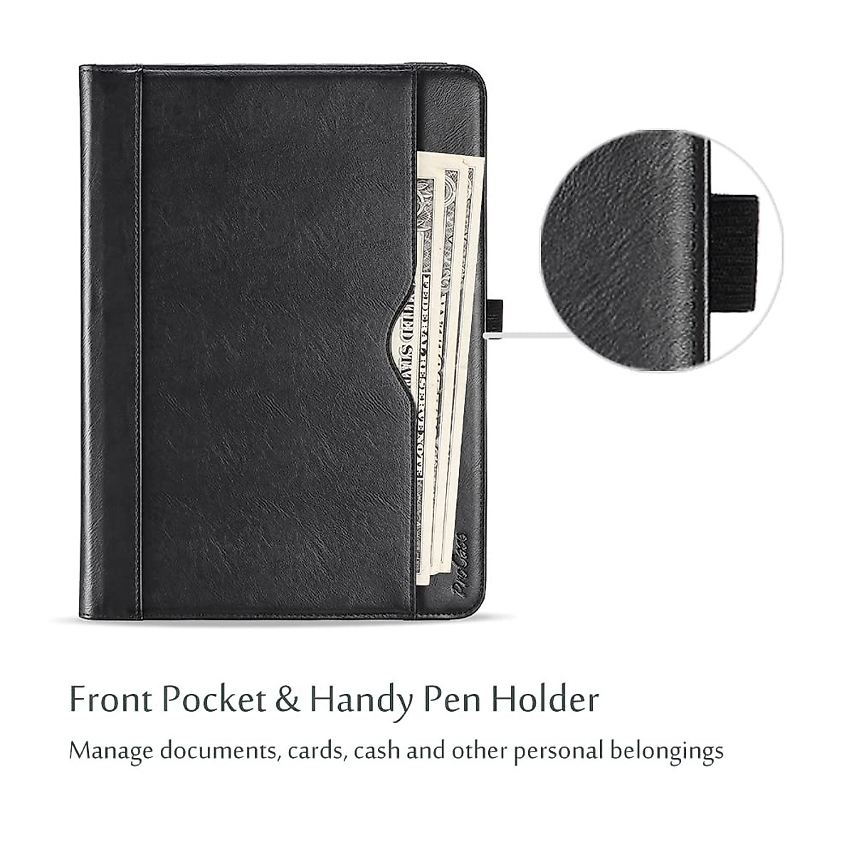 ProCase Universal Tablet Case for 7“- 8” inch Tablet, Premium PU Leather Stand Folio Case Protective Cover with Multiple Viewing Angles for 7" 8" Android Touchscreen Tablets –Black